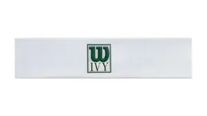 Kith Ivy Wilson Logo Wide Headband - White
