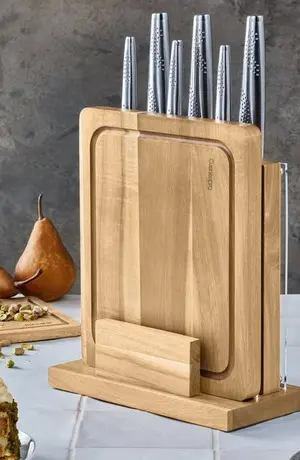 CUISINE::PRO Id3® Samurai® Sato 7-piece Knife Block With Cutting Board