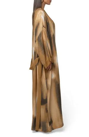 JLUXLABEL Abstract Print Maxi Duster