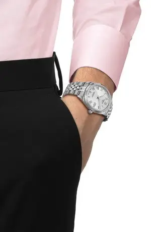 TISSOT Ballade Powermatic 80 Cosc Bracelet Watch - Silver