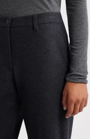 Eileen Fisher Wide Leg Virgin Wool Pants