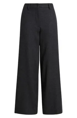 Eileen Fisher Wide Leg Virgin Wool Pants