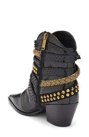 Kurt Geiger Multi Strap Western Bootie