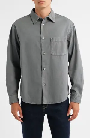FRAME Modern Button-up Shirt - Old Blue