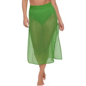 S3 APPAREL Side Slit Crochet Skirt - Serpentine