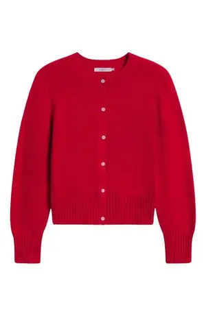 Almina Concept Knit Button-up Cardigan - Red