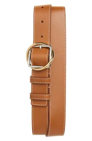 Jacquemus La Ceinture Salon Leather Belt - Light Brown 2 811