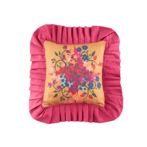 SOPHIE WILLIAMSON DESIGN Ruffled Pillow Covercover Only - Orange