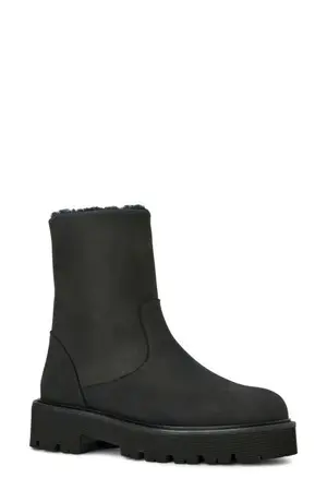 Aquatalia Eloise Weatherproof Bootie - Black Nubuck