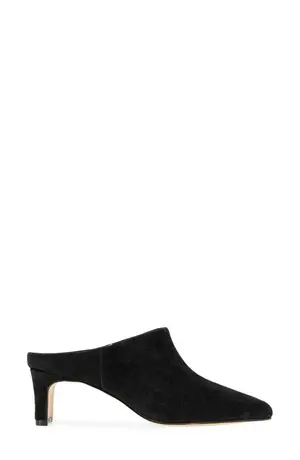 Andre Assous Willow Suede Mule - Black