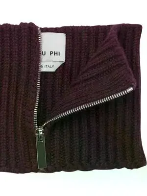 SA SU PHI Zip-up Neck Warmer - Red