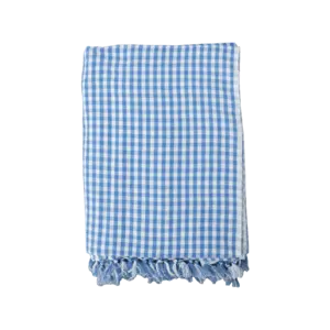 KD WEAVE Gingham Tablecloth - Chambray