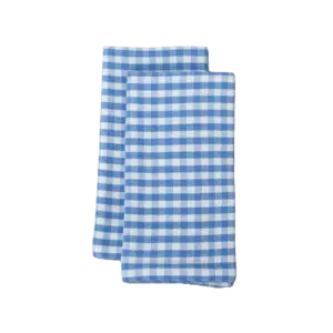 KD WEAVE Gingham Napkinset Of 2 - Chambray