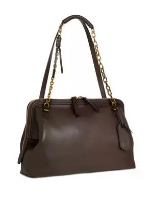 Etro Chain-trimmed Leather Shoulder Bag