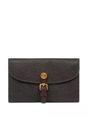 Etro Pony Hammered-leather Wallet - Brown
