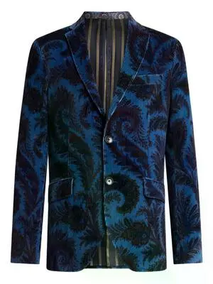 Etro Ribbed Paisley Blazer