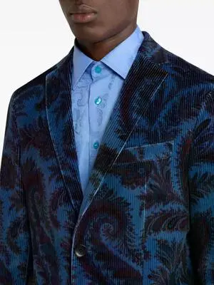 Etro Ribbed Paisley Blazer