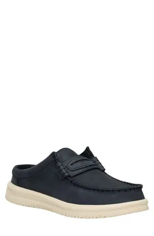 HEY DUDE Wally Nxt Leather Loafer Mule