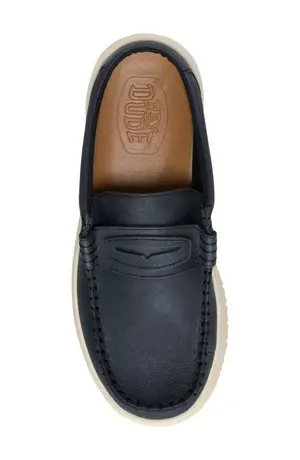 HEY DUDE Wally Nxt Leather Loafer Mule