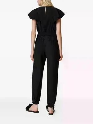 TWINSET Flutter-sleeved Cargo Jumpsuit