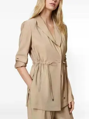 TWINSET Single-breasted Blazer With Drawstring Waist