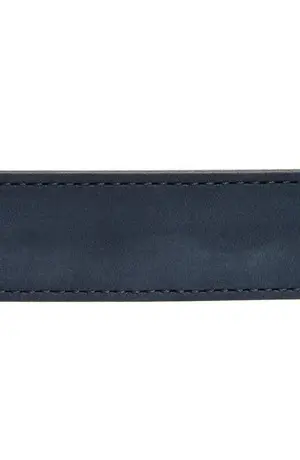 Vince Nubuck Leather Belt - Coastal/palladium