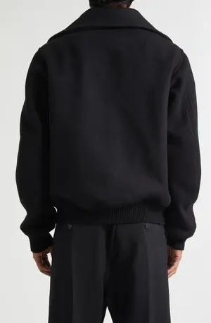 Rick Owens Blixa Dracucollar Wool Jacket
