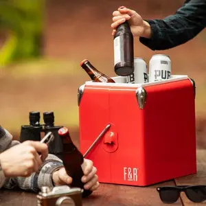 FOSTER & RYE Vintage Metal Cooler