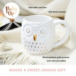 PINKY UP (ACCESSORIES) Olivia Ceramic Owl Mug