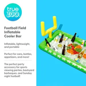 TRUEZOO Football Field Inflatable Cooler Bar