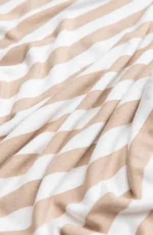 KINDRED BRAVELY Swaddle Blanket - Fawn Stripe