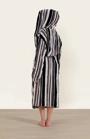 ITALIC Ultraplush Australian Cotton Bathrobe - Multi Stripe