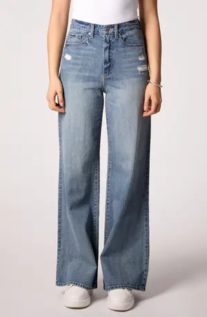 BLUE REVIVAL Waverly Mid Rise Wide Leg Jean - Dallas