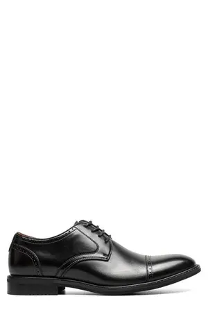 STACY ADAMS Bailey Cap Toe Derby - Black