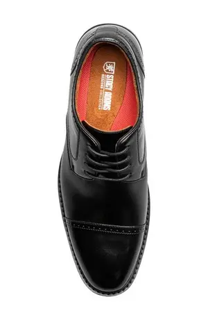 STACY ADAMS Bailey Cap Toe Derby - Black