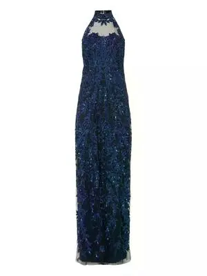 TEMPERLEY LONDON Genevieve Gown - Blue