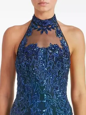 TEMPERLEY LONDON Genevieve Gown - Blue