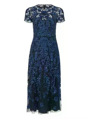 TEMPERLEY LONDON Genevieve Sequin Dress - Blue