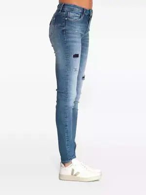 Armani Exchange Distressed Skinny Jeans