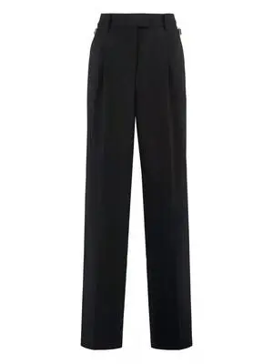 PT TORINO Pleated Trousers - Black