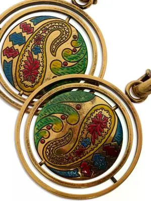 Etro Paisley Drop Earrings - Gold