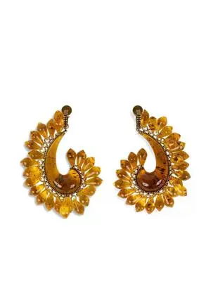 Etro Paisley Droplet Earrings - Gold