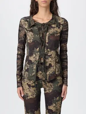 DIESEL Long Sleeve Camouflage Sweater