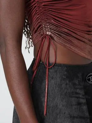 DIESEL® Sheer Ruched Top