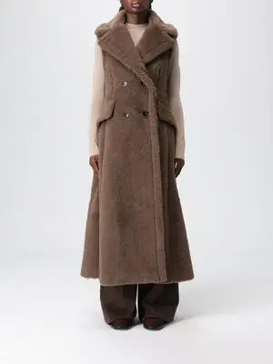 Max Mara Fur Vest - Brown