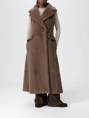 Max Mara Fur Vest - Brown