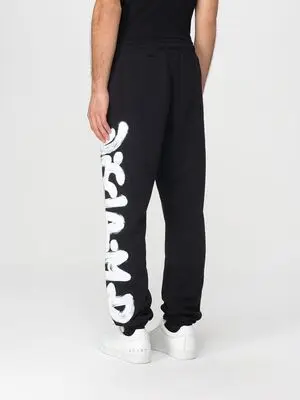 DISCLAIMER Printed Pants - Black