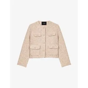 Maje Button Detailed Outerwear For Women