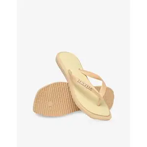 Havaianas Slim Square Rubber Flip-flops - Golden