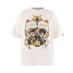 SAINT MXXXXXX X Bape Generation Tee - White